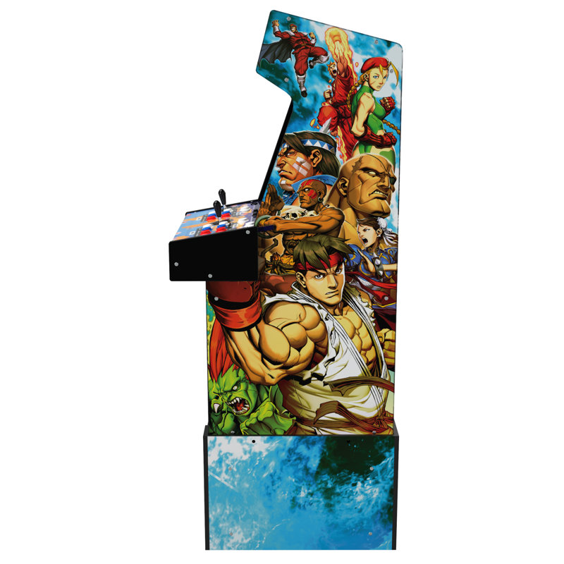 Arcade 1Up Capcom Legacy 35th Anniversary Arcade Game 14-n-1 Shinku Hadoken Edition, Arcade1up ...